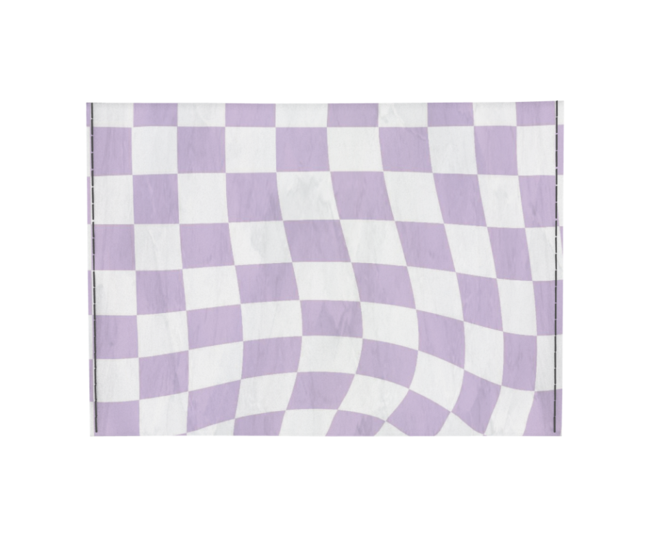 capa notebook - warped check verde | dobra